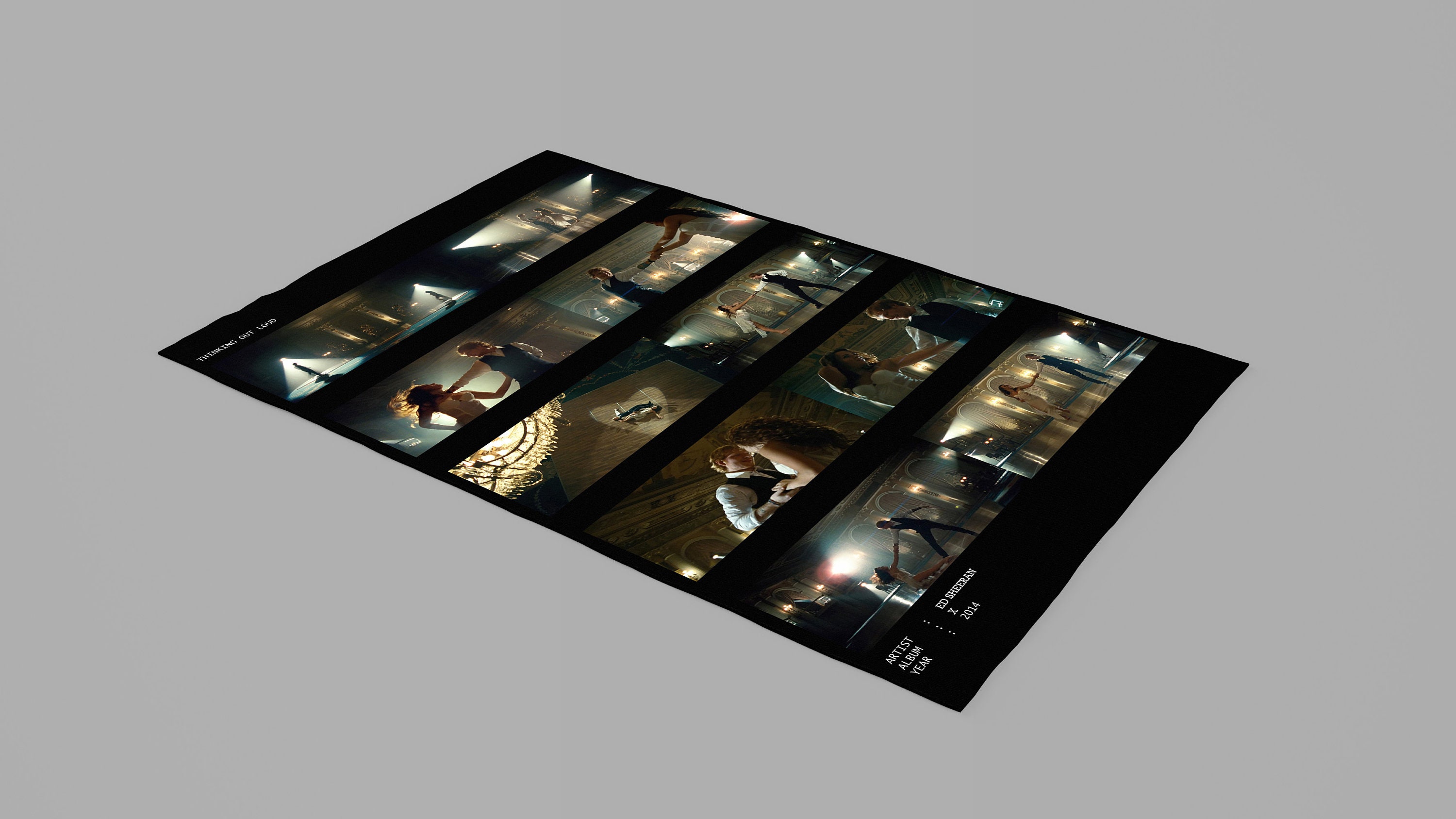 Ed Sheeran - Thinking Out Loud Music Video Poster, Ed Sheeran Music ...