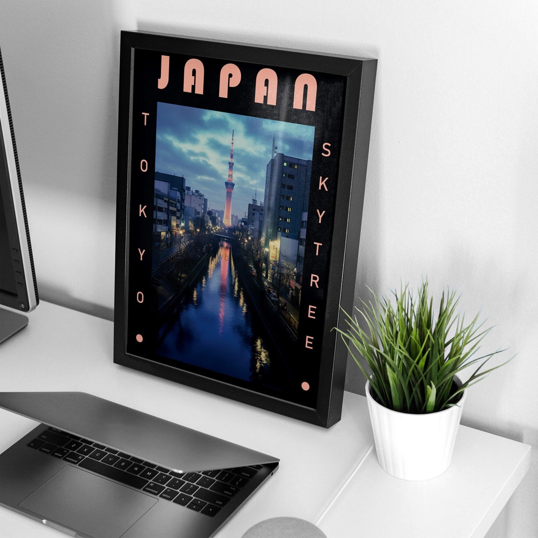 Fine Art Posters Tokyo Skytree Poster Japan Iconic - Etsy