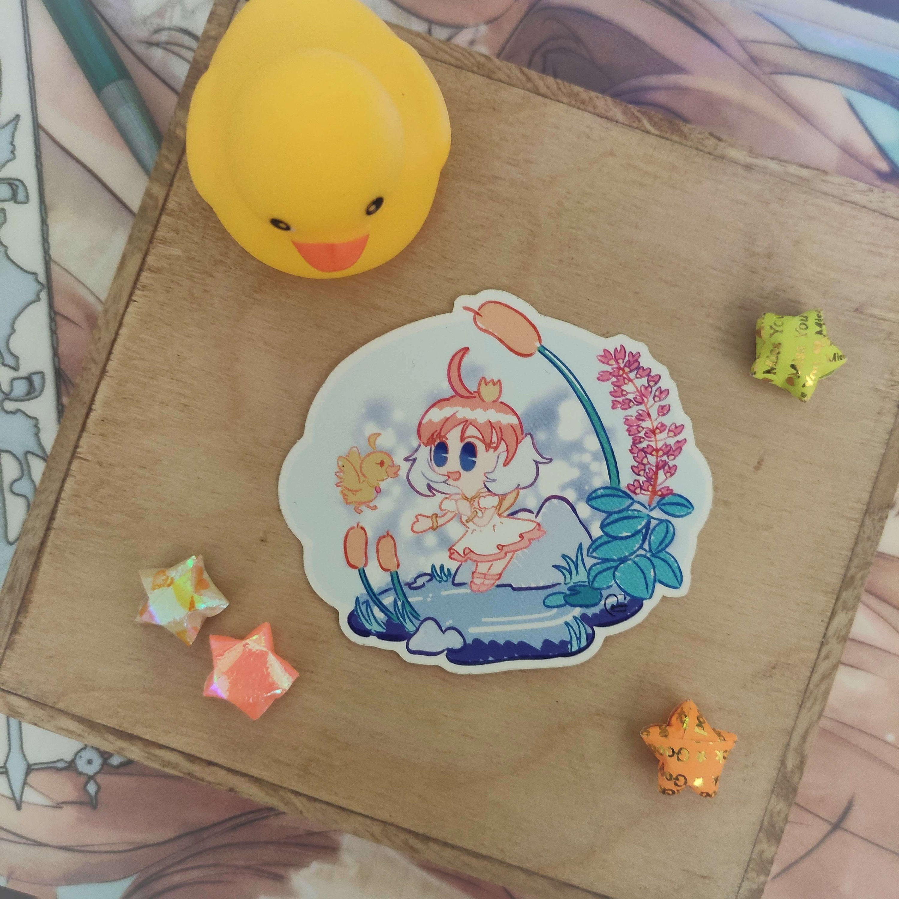 Vinyl Stickers || Princess Tutu, Natsume, Kirby, GBF Noa, Strawberry ...