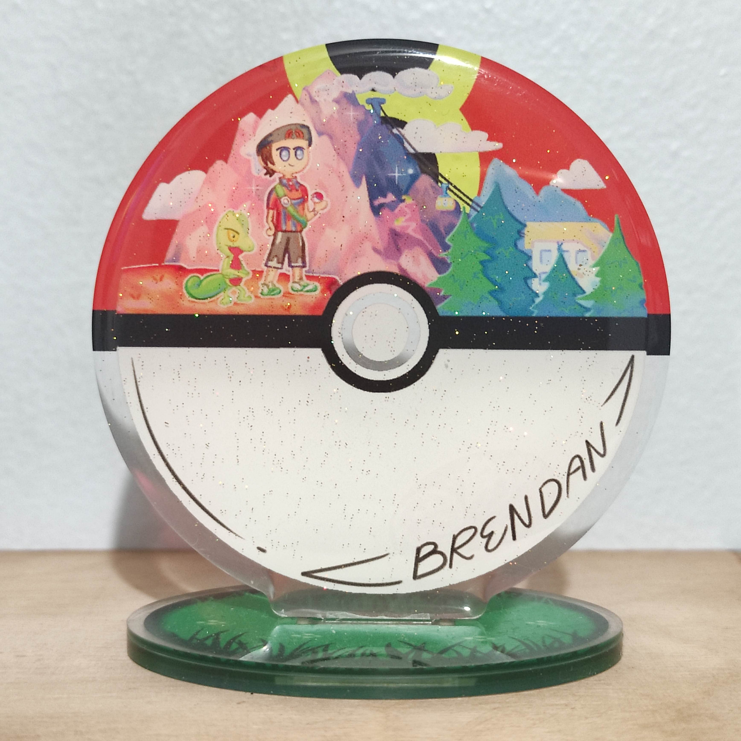 Pokemon Trainer Pokeball Acrylic Standee - Etsy