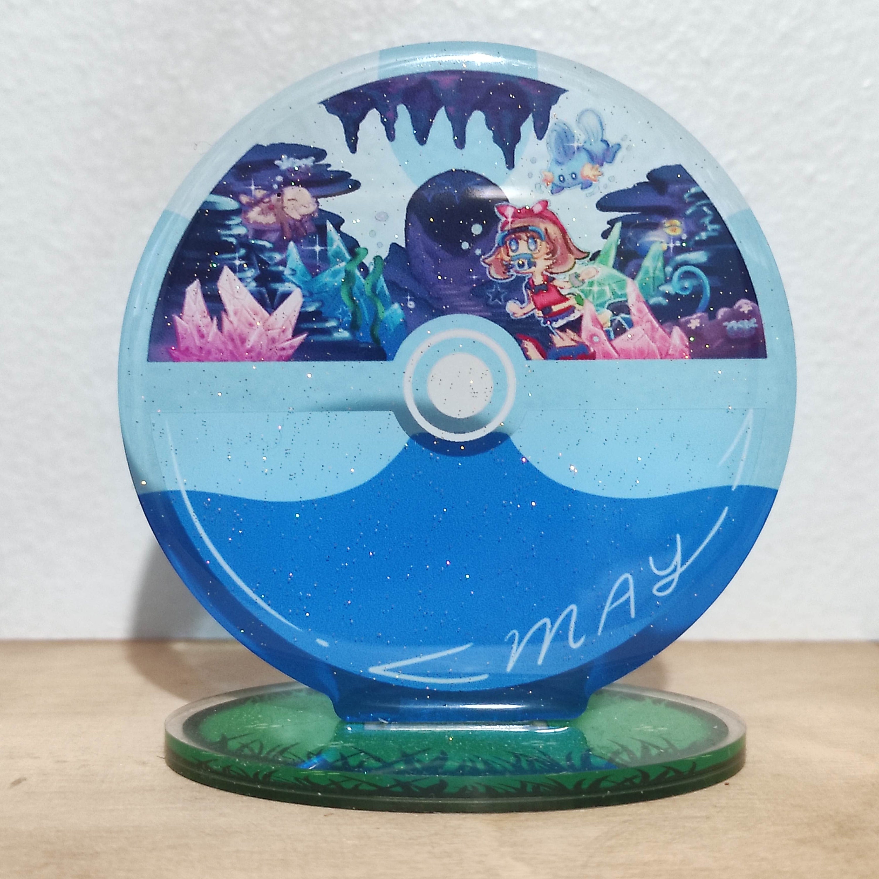 Pokemon Trainer Pokeball Acrylic Standee - Etsy