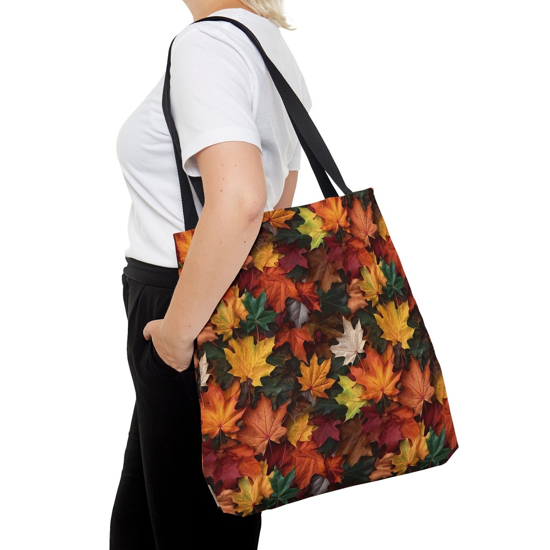 Autumn Leaves Tote Bag | Fall Shopper Bag | Reusable Bag | Carryall Bag ...