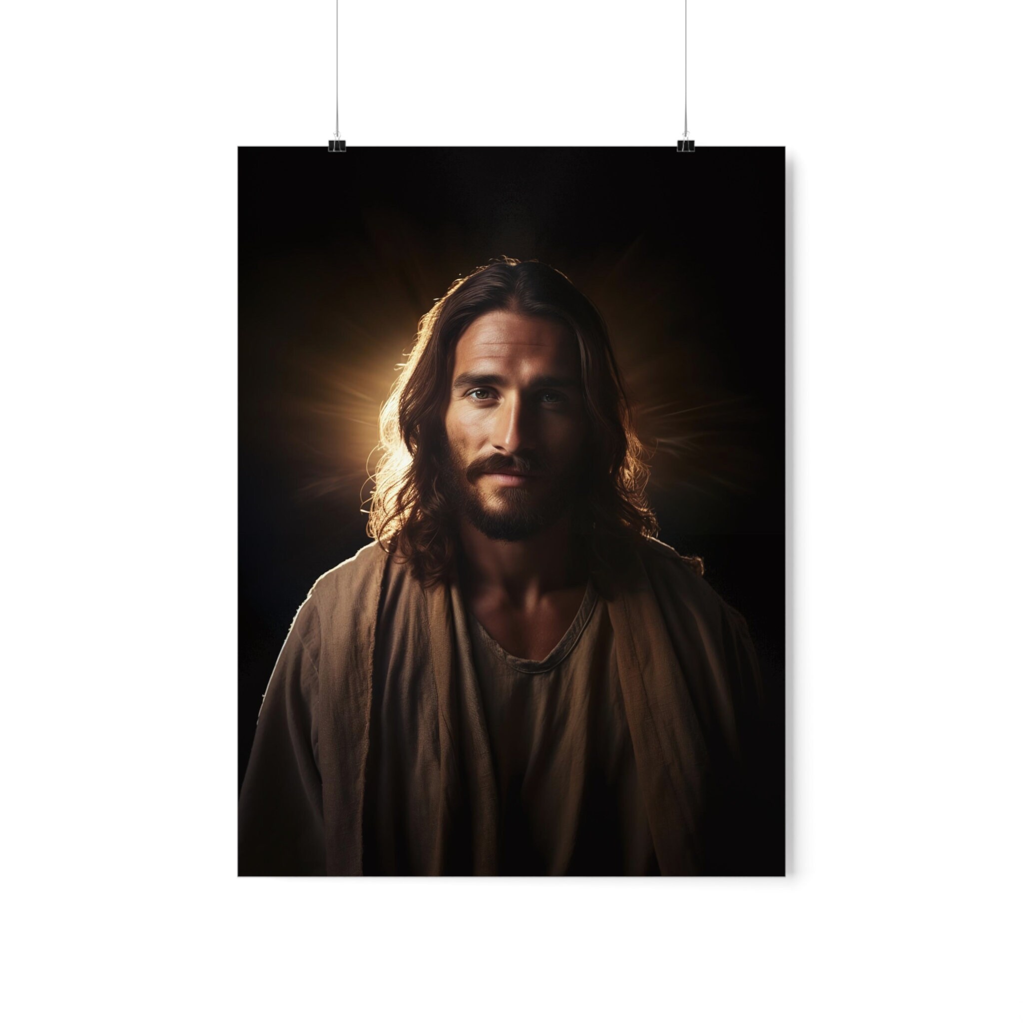 Jesus Art Poster Unframed Poster Christian Wall Art Jesus Christ ...