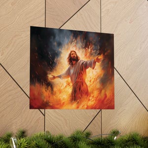 Jesus the Refiner Matte Poster – Christian Scripture Art, Unframed - Etsy