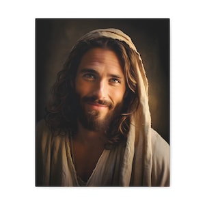Smiling Jesus Postcard Bundles envelopes Included Jesus Postcards Jesus ...