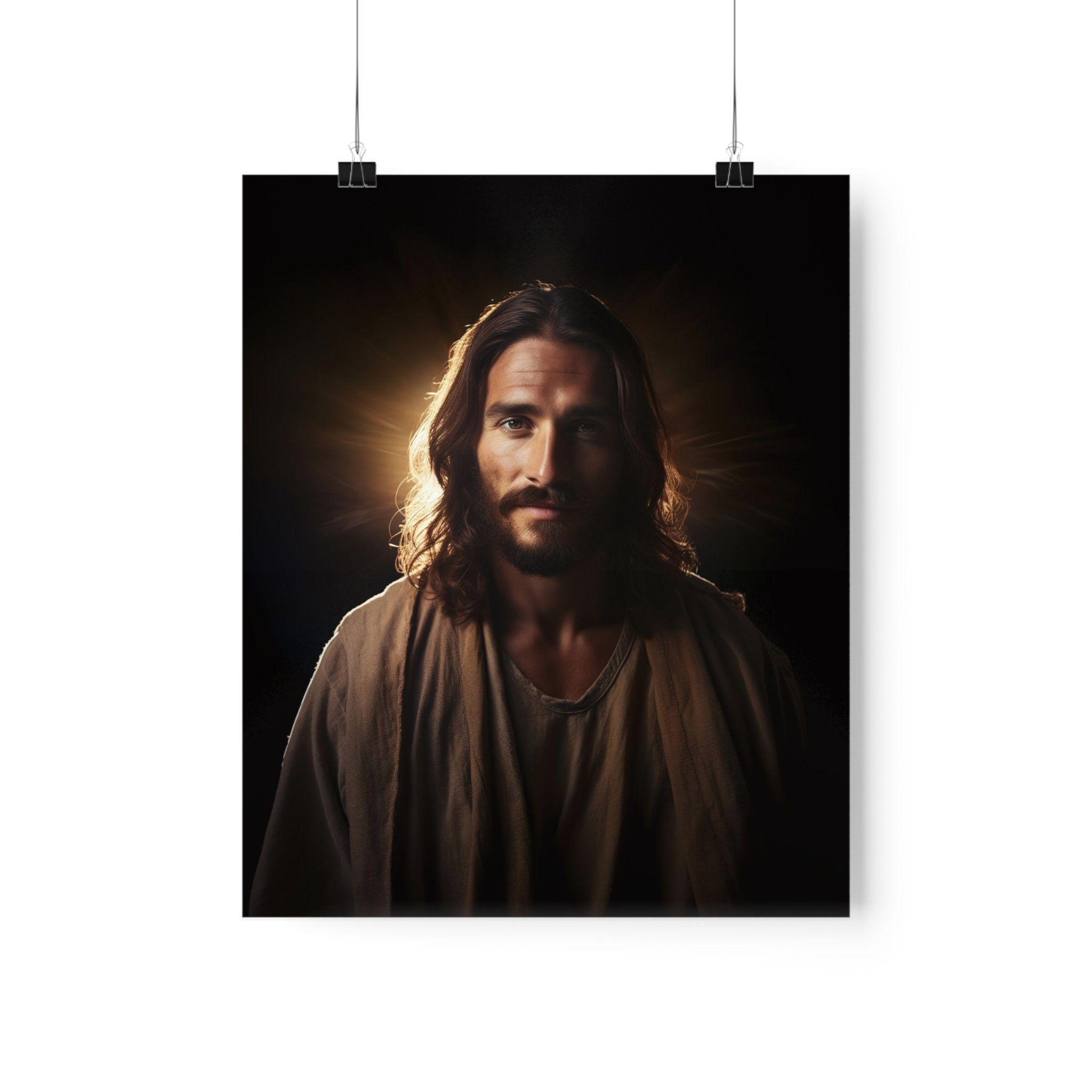 Jesus Art Poster Unframed Poster Christian Wall Art Jesus Christ ...