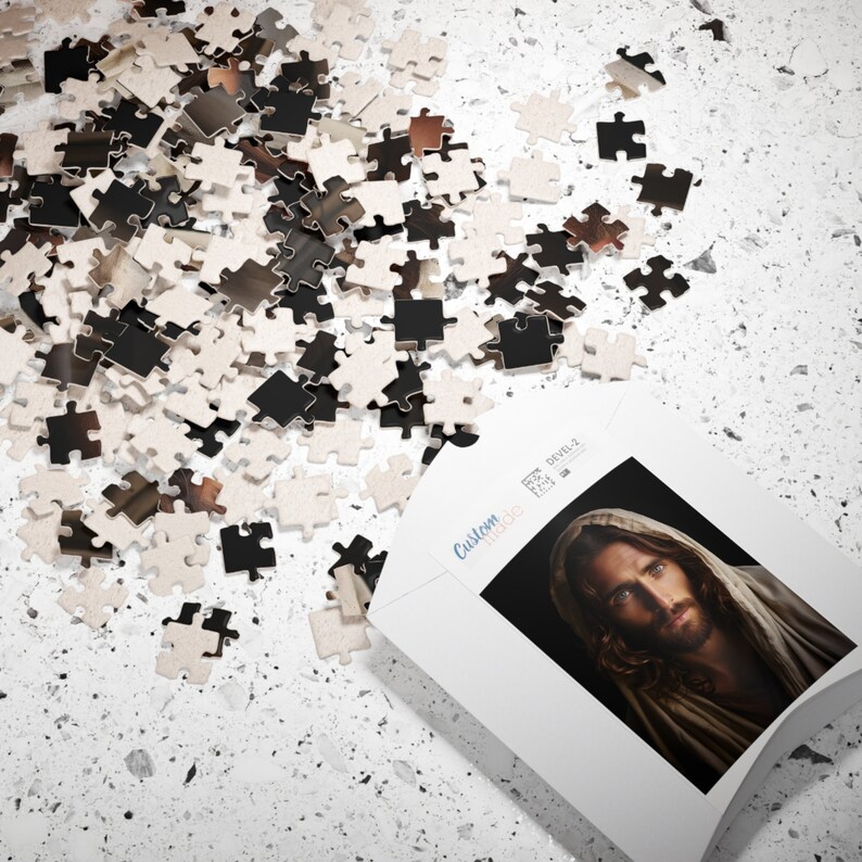 Jesus Christ Puzzle, Compassion Portrait, Christian AI Art - Etsy