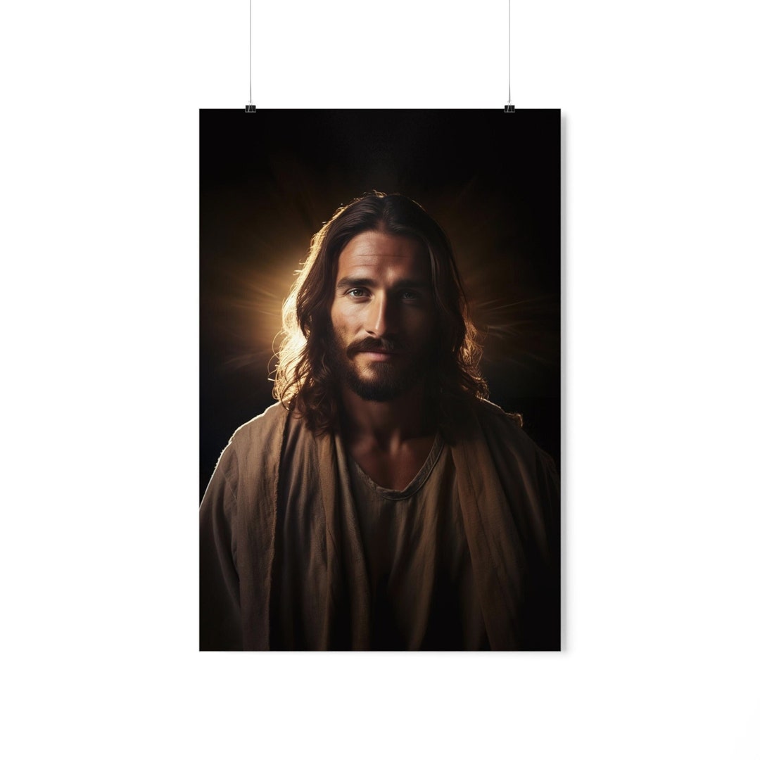 Jesus Art Poster Unframed Poster Christian Wall Art Jesus Christ ...
