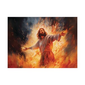 Jesus the Refiner Matte Poster – Christian Scripture Art, Unframed - Etsy