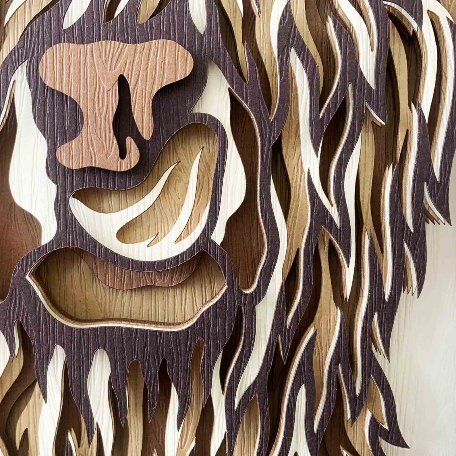 Highland Cow 3D Layer SVG/ Highland Cow SVG for Wood/ 3D Cow - Etsy