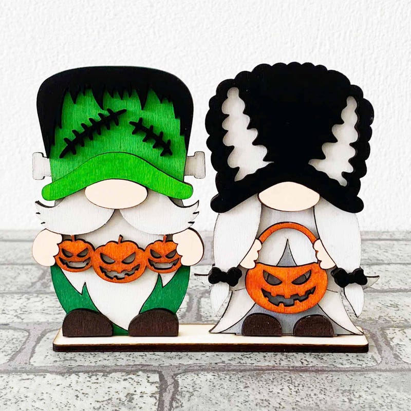 Halloween Gnome Svg - Etsy