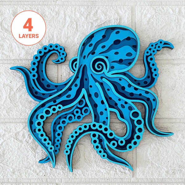 Octopus Art - Etsy