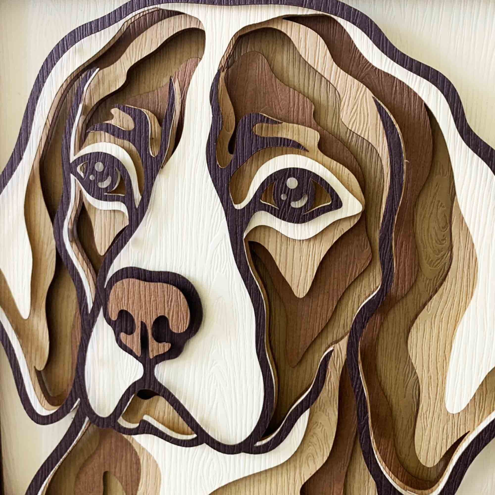 Beagle 3D Laser Cut SVG/ Beagle Dog SVG for Wood/ 3D Dog - Etsy Canada