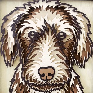 Bedlington Whippet 3D Laser Cut SVG/ Dog Mandala SVG for Wood/ 3D ...