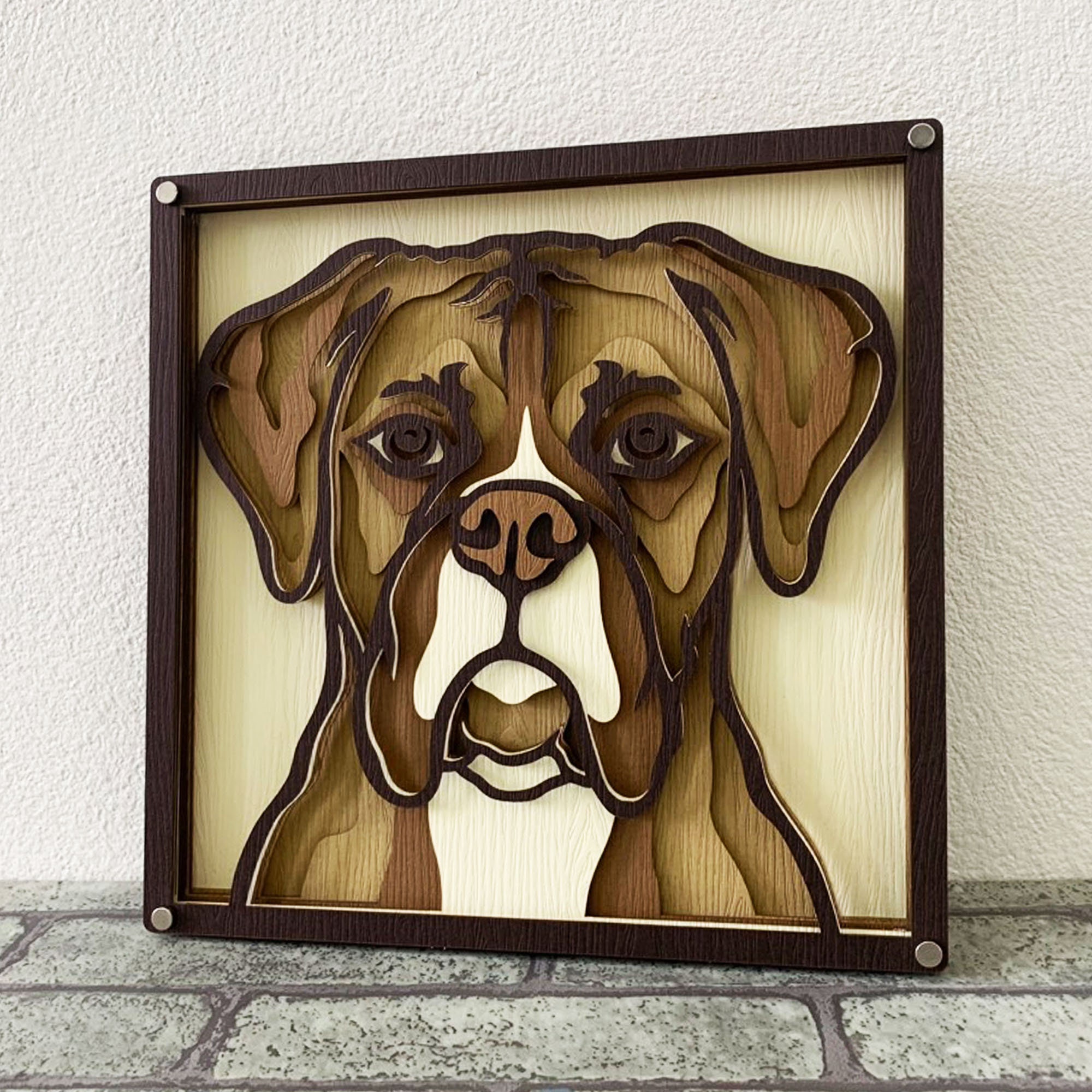 Boxer Dog 3D Laser Cut SVG/ 3D Boxer SVG for Wood/ 3D Dog - Etsy Canada
