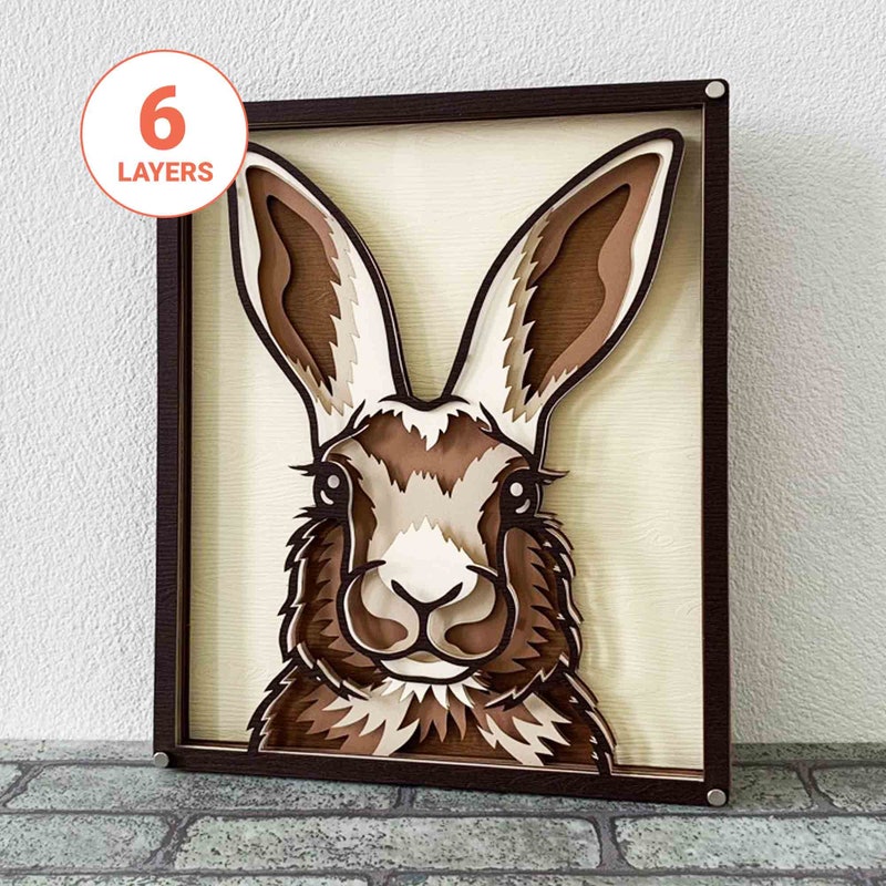 Laser Cut Rabbit - Etsy