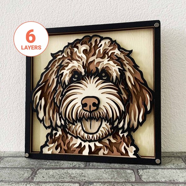 Labradoodle Art - Etsy