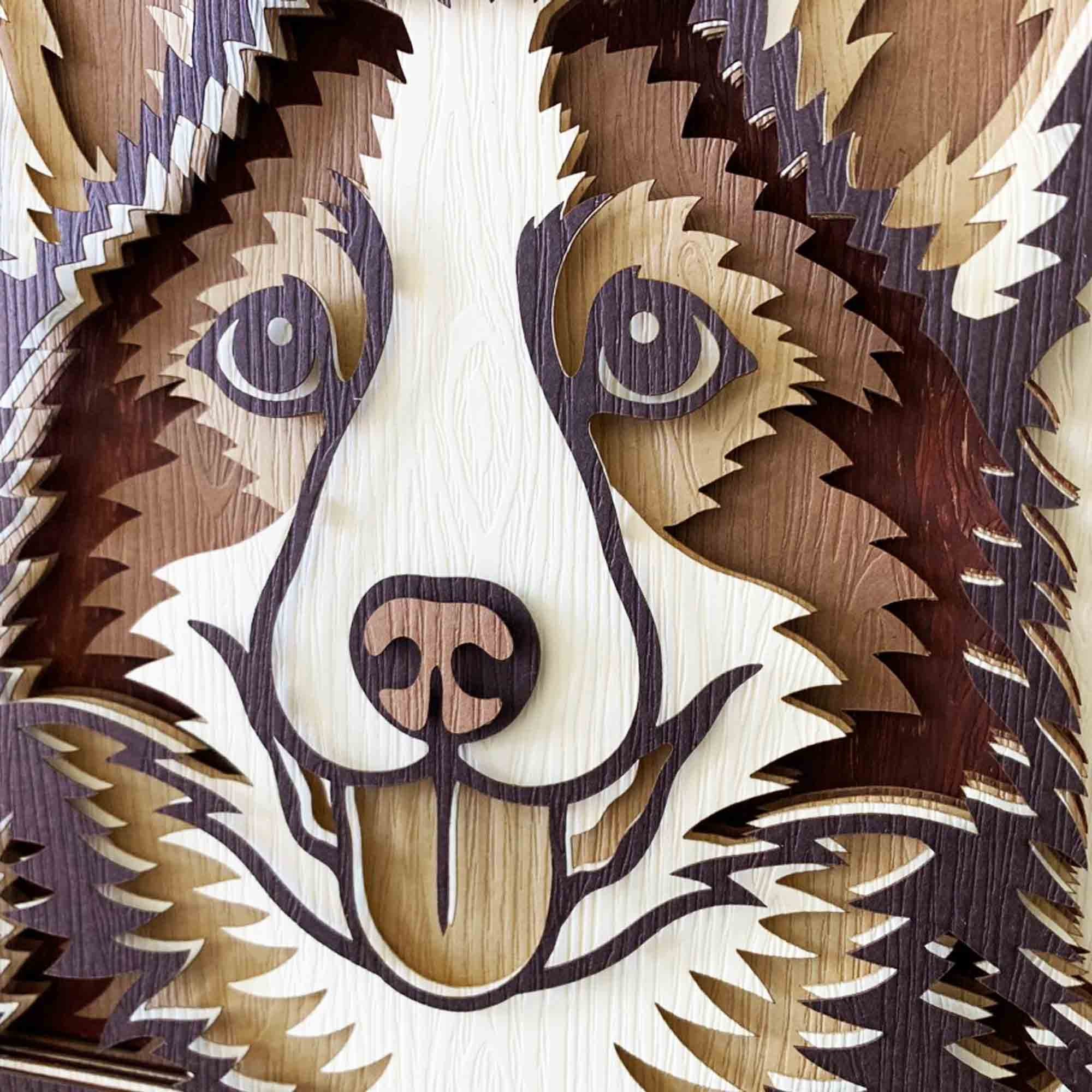 Corgi 3D Layered SVG: Laser Cut Dog Wall Art (digital Download) - Etsy