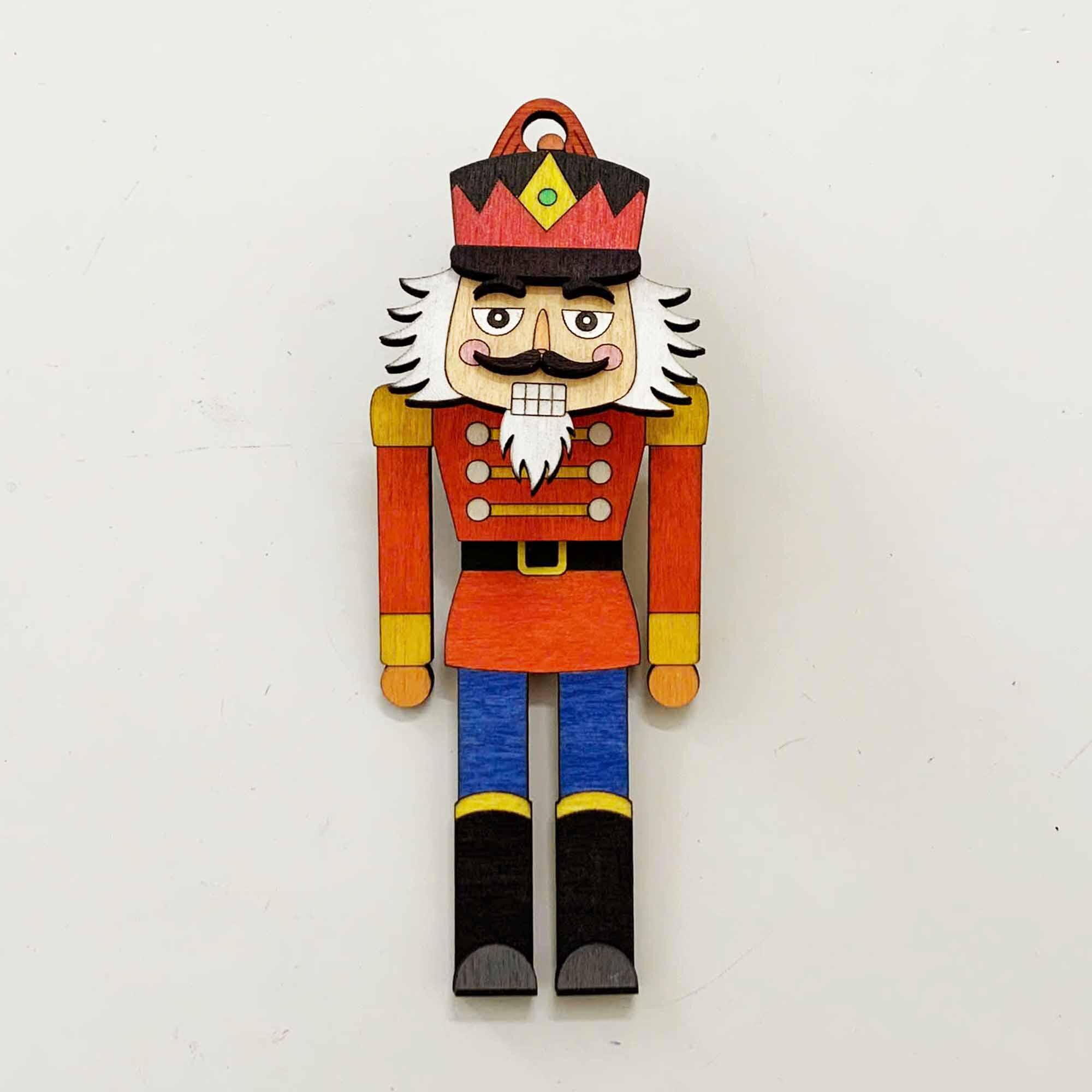 3D Wiggly Nutcracker Laser Cut File: Christmas Decoration (digital Download) - Etsy