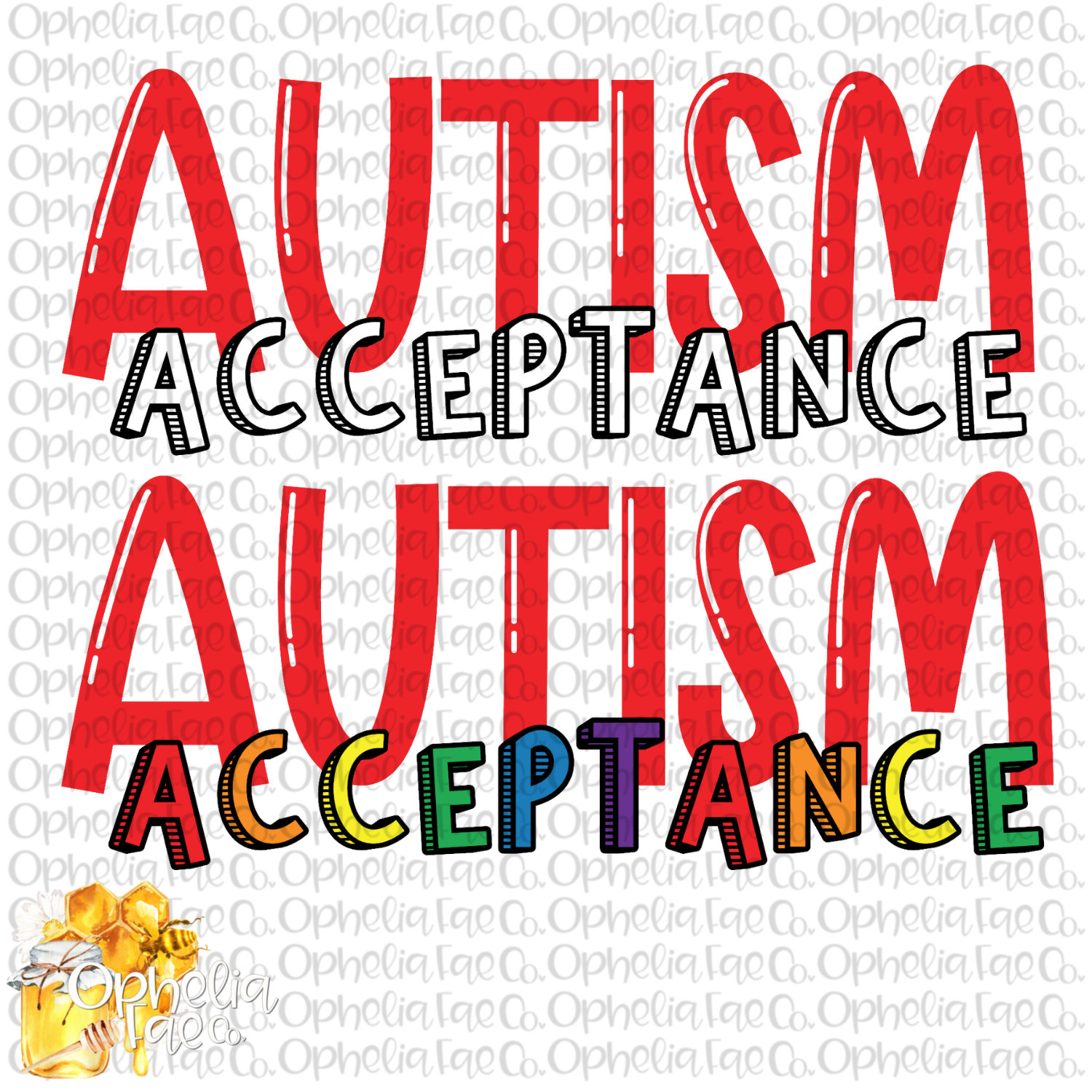 Autism Acceptance PNG Digital Download - Etsy