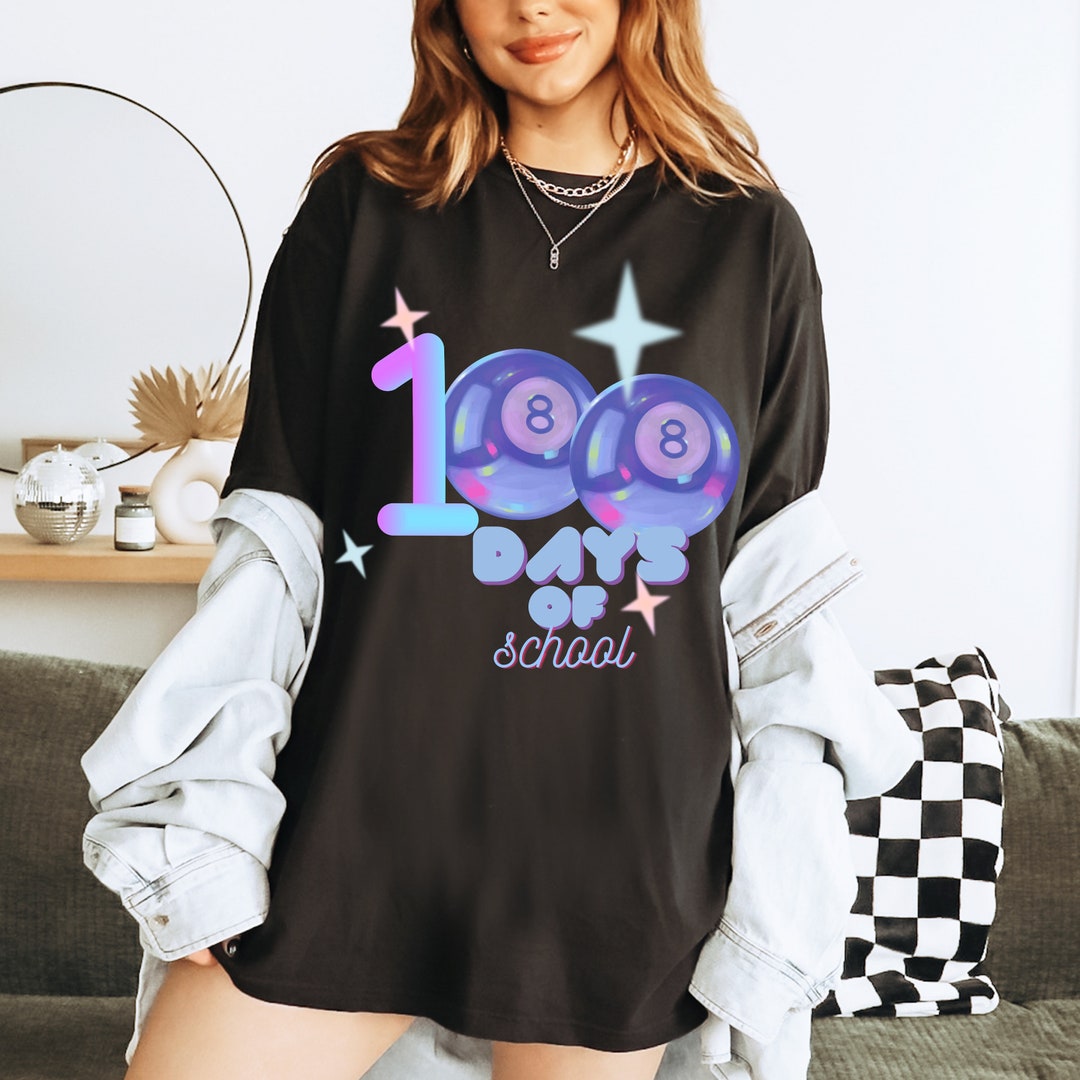 8 Ball Design- 100 Days of School Png - Etsy