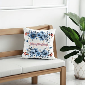 Dusky Blue Flowers Border PNG Clipart, Faded Blue Blooms Digital Clip ...