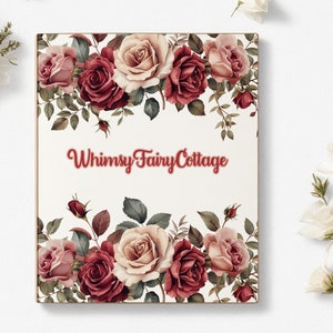 Dark Scarlet Red Rose Borders PNG Clipart, Dark Red Rose Banners ...