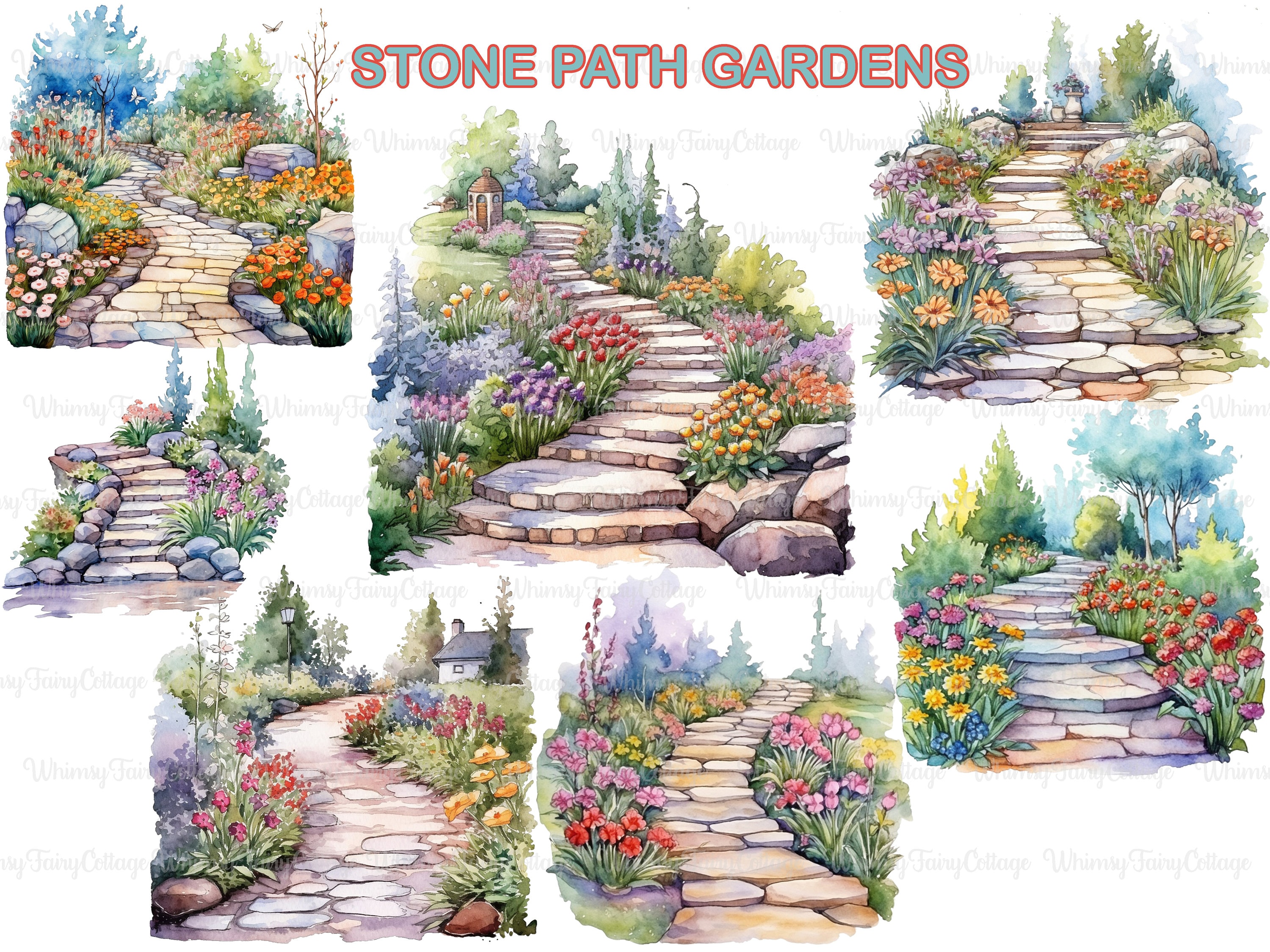 Stone Pathway Clipart