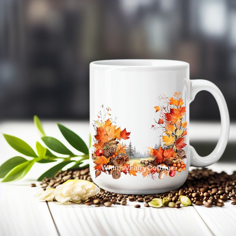 Autumn Border Clipart, Journaling Fall Borders, Sublimation Border PNG ...