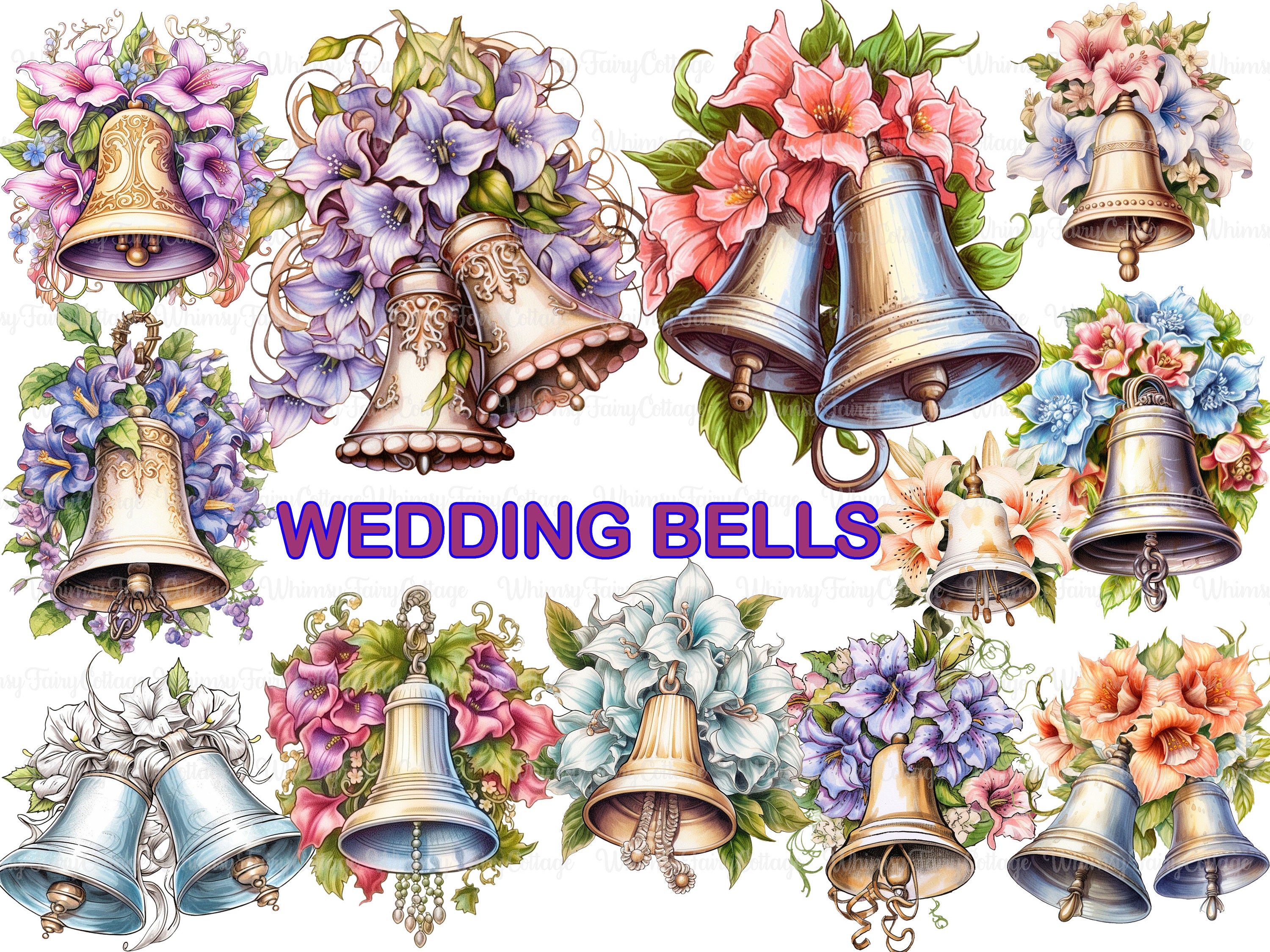 Purple Wedding Bells