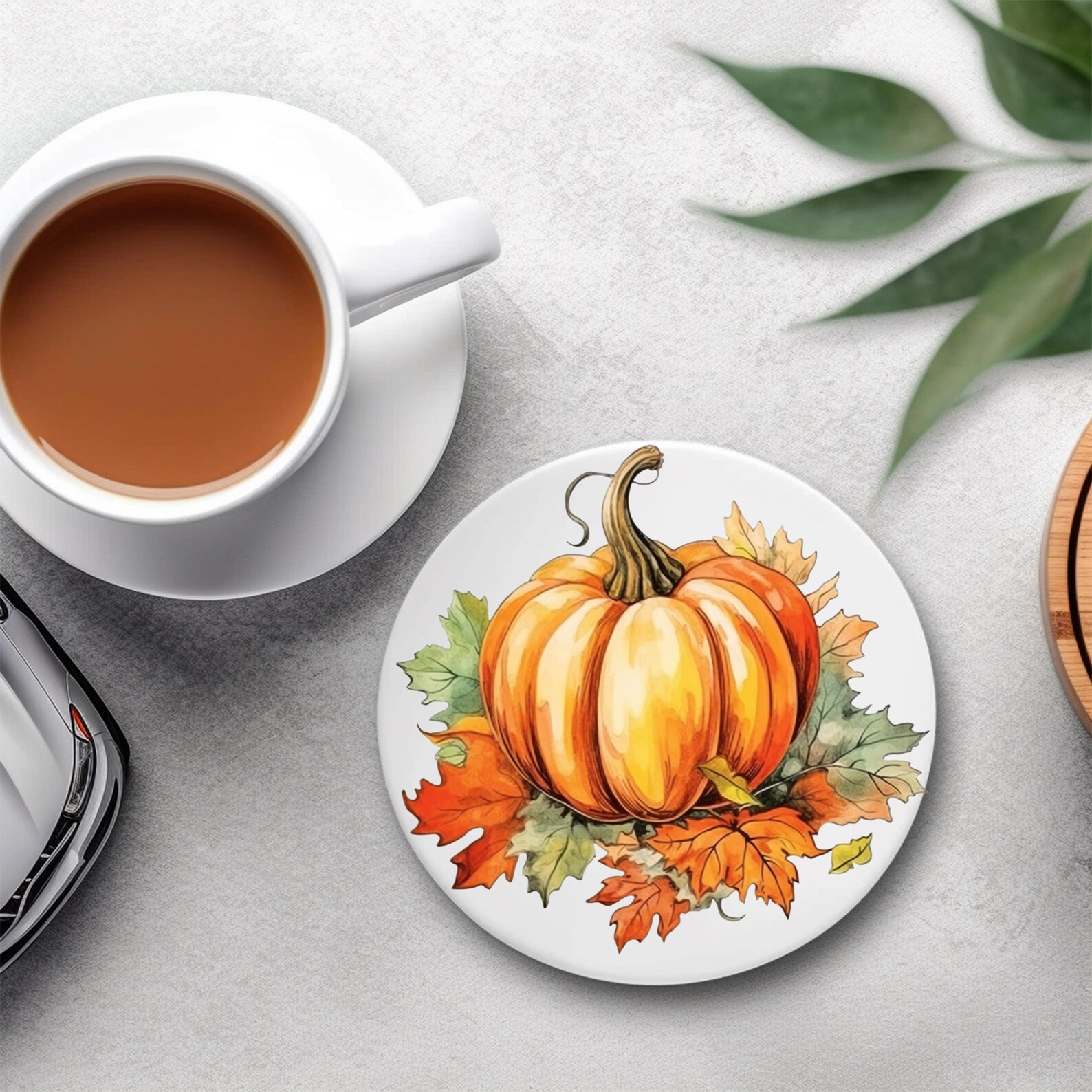 Decorative Fall Pumpkin Clipart Watercolor Pumpkins PNG - Etsy