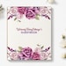20 Purple and Pink Roses Border Clipart PNG, Bridal Cardmaking Floral ...