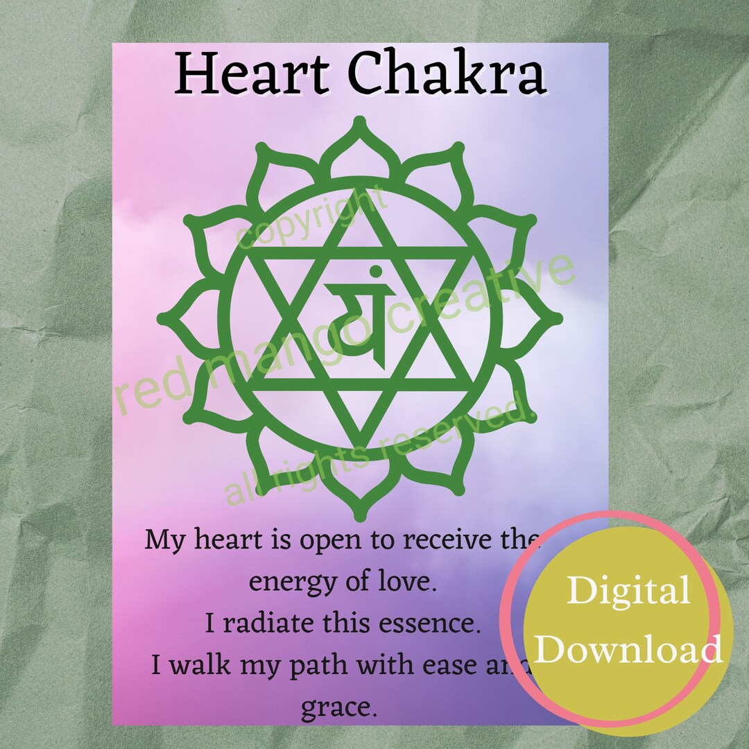 Quotes About Life, Heart Chakra, Green Chakra, Printable Wall Quote ...