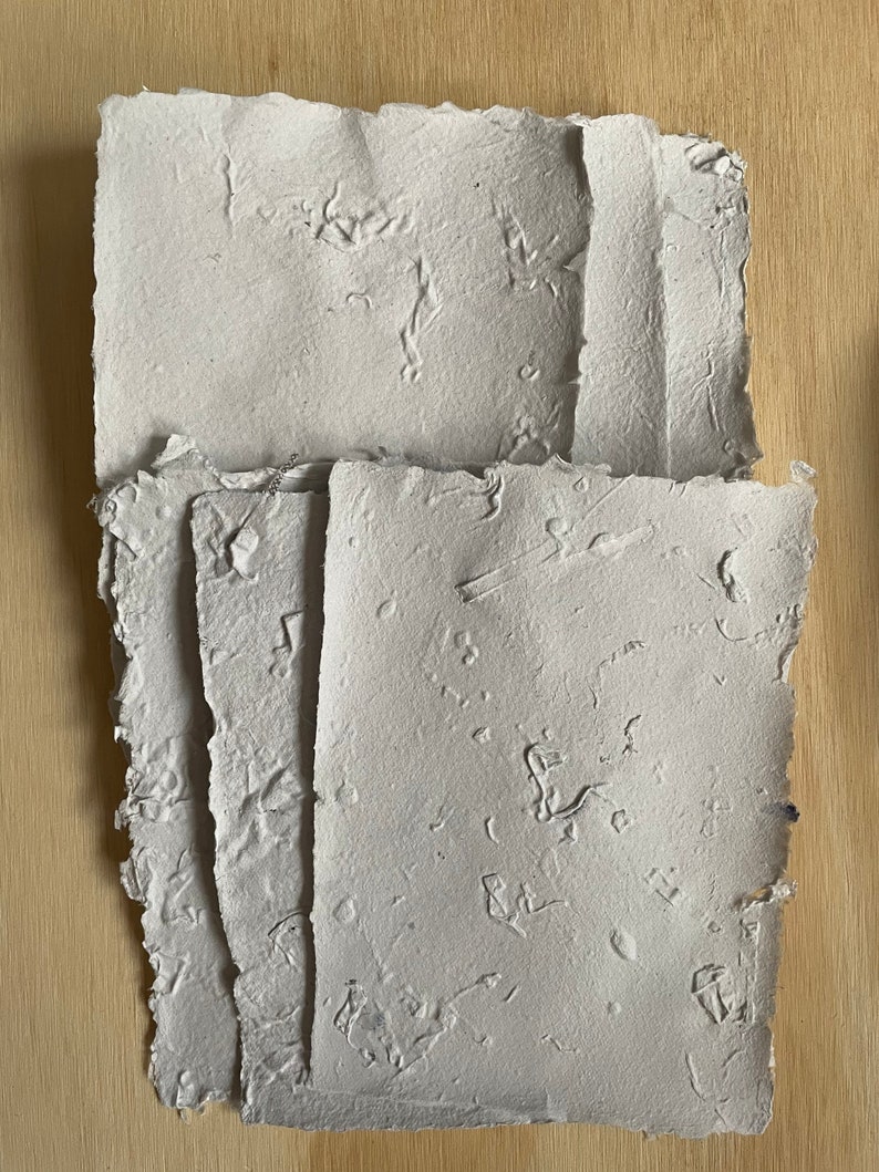 Handmade Paper (6 Sheets per Order) - Etsy