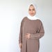 Alana Knit Batwing Abaya - Etsy