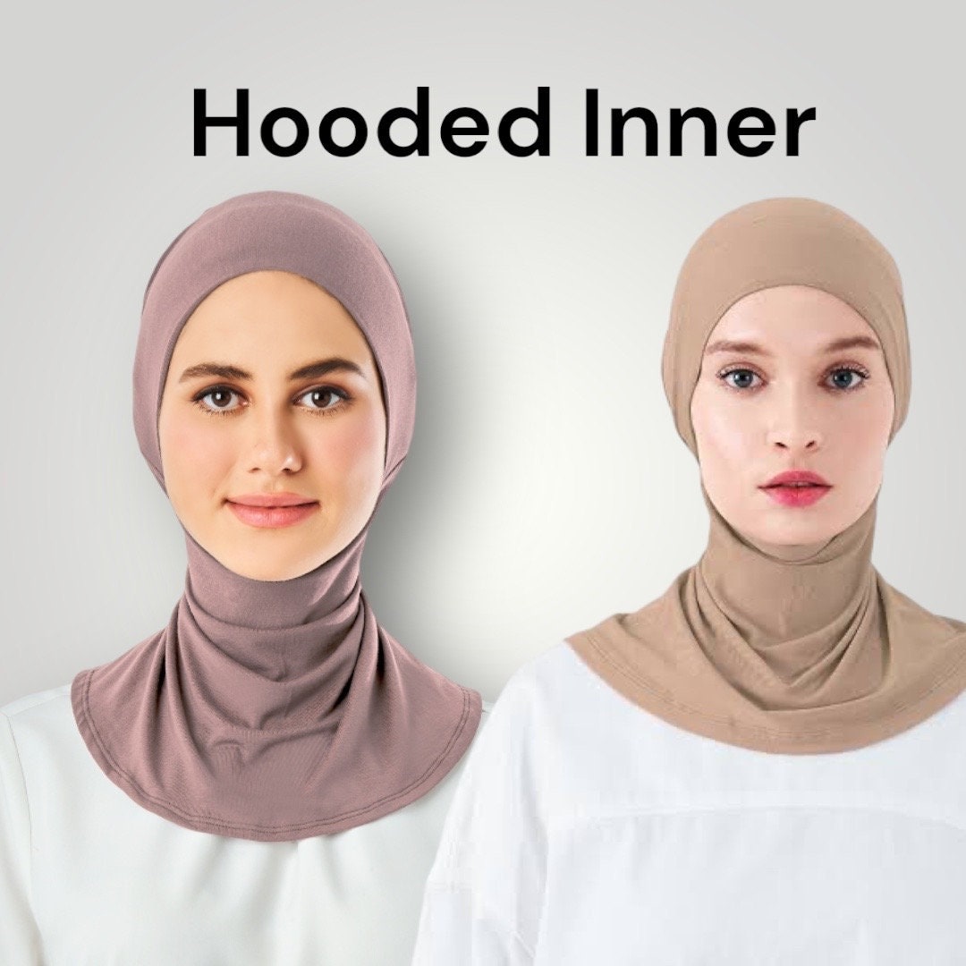 Hooded Under Hijab / Inner Hijab Cotton - Hijab Online Australia ...