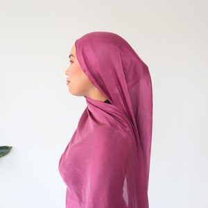 Shimmer Hijab - Wedding / Party Hijab - Shinning Material Hijab Shop ...