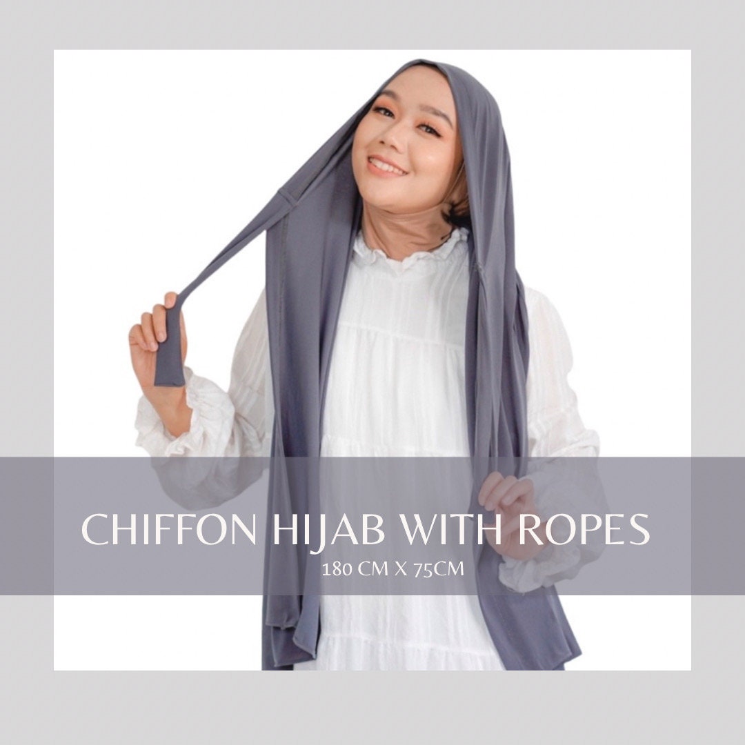Chiffon Ropes Hijab Shawl Scarf Hijab Online Australia Hijab Shop ...