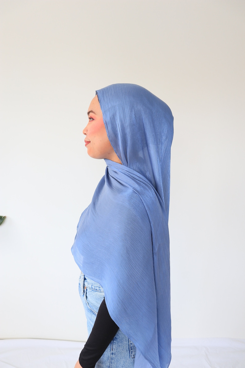 Shimmer Hijab - Wedding / Party Hijab - Shinning Material Hijab Shop ...