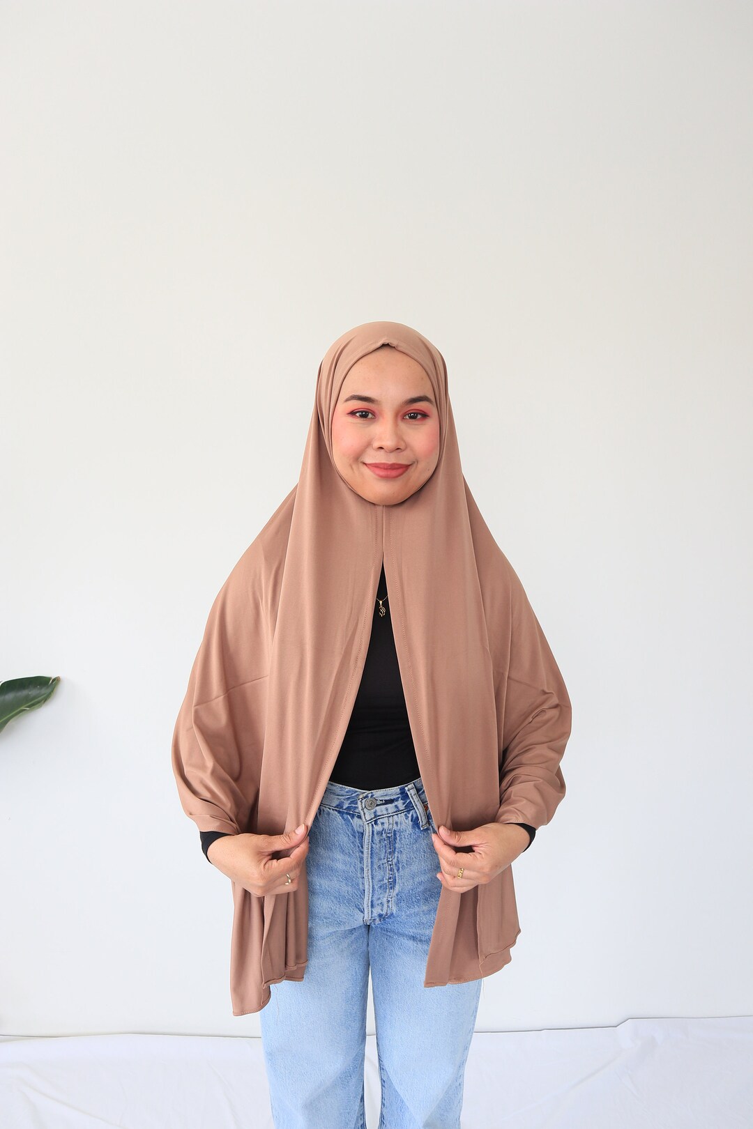 INSTANT JERSEY HIJAB Attached on Chin Part Hijab Shop Australia Hijab ...