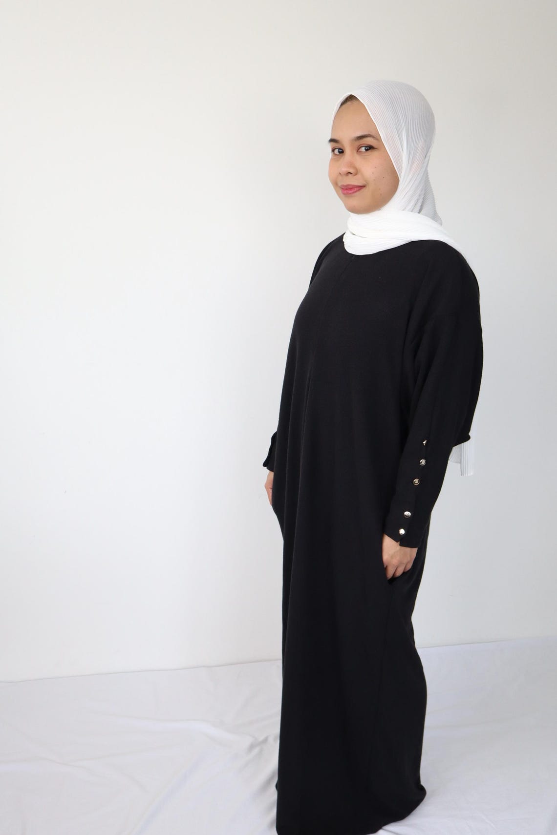 Alana Knit Batwing Abaya - Etsy