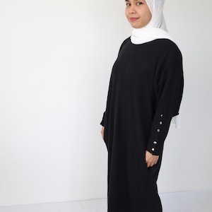 Alana Knit Batwing Abaya - Etsy