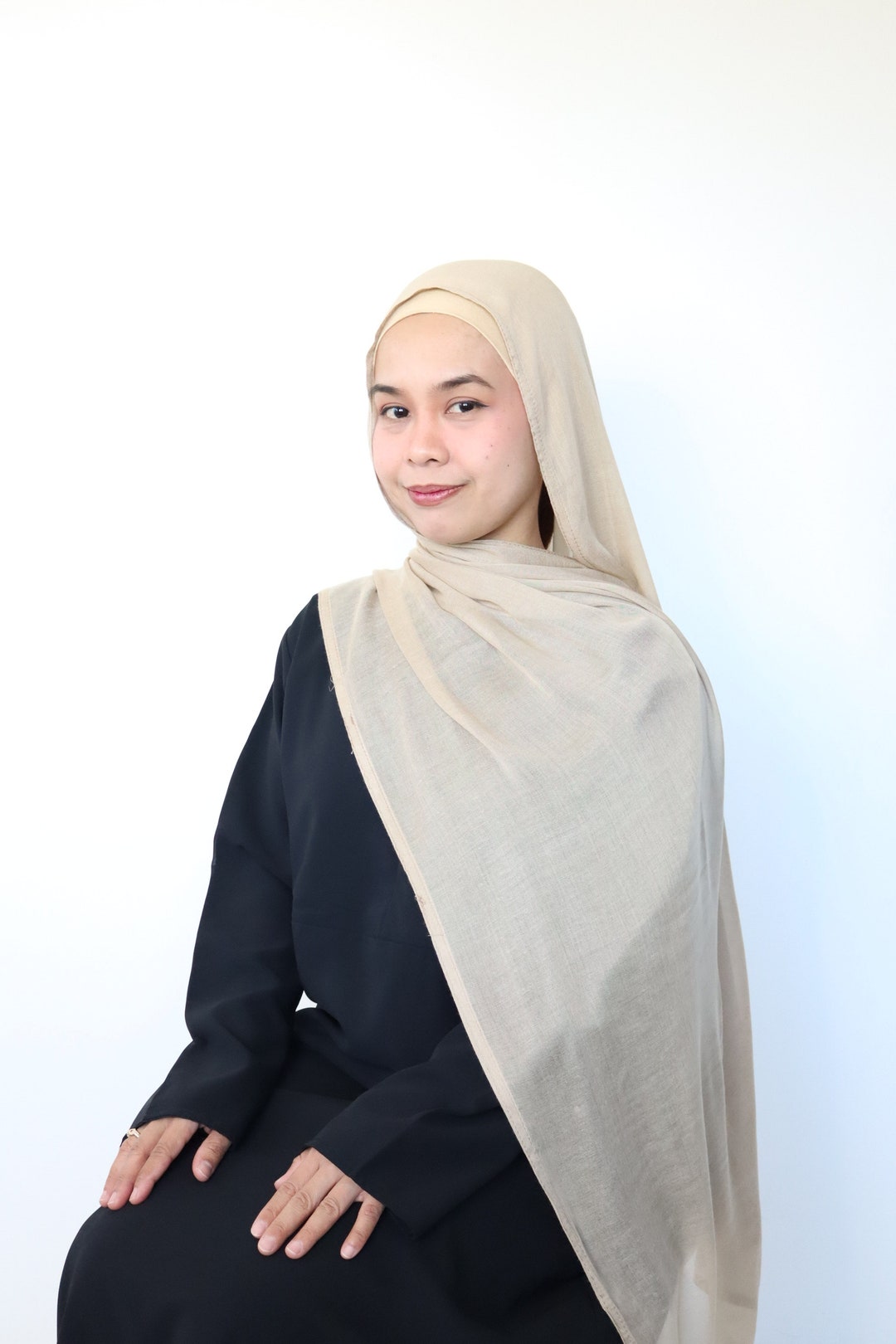 Modal Rayon Hijab With Matching Inner Caps - Dubai Hijab - Hijab Shop ...