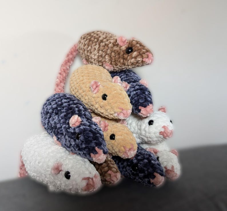 Rat Plushie - Etsy