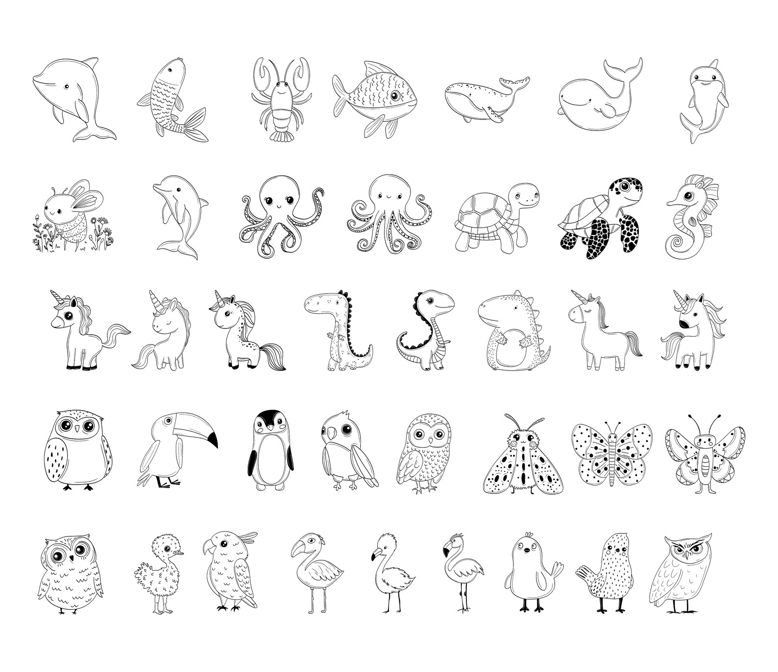 Cute Animal Svg Bundle, Tiger Svg, Animal Kingdom Svg, Elephant Svg ...