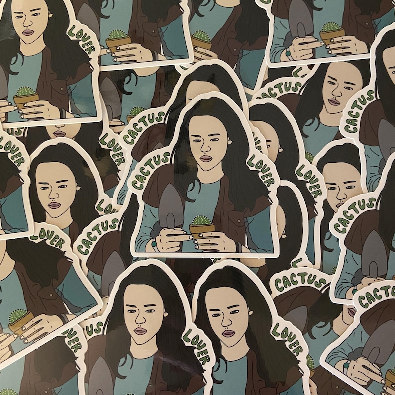 Bella Swan Twilight Inspired Cactus Sticker - Etsy