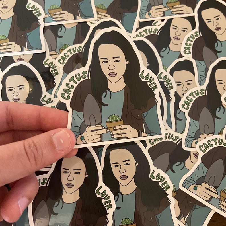 Bella Swan Twilight Inspired Cactus Sticker - Etsy
