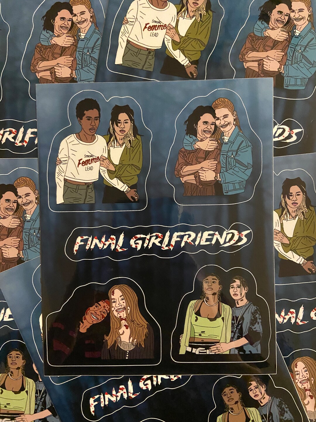Final Girlfriends Sticker Sheet - Etsy