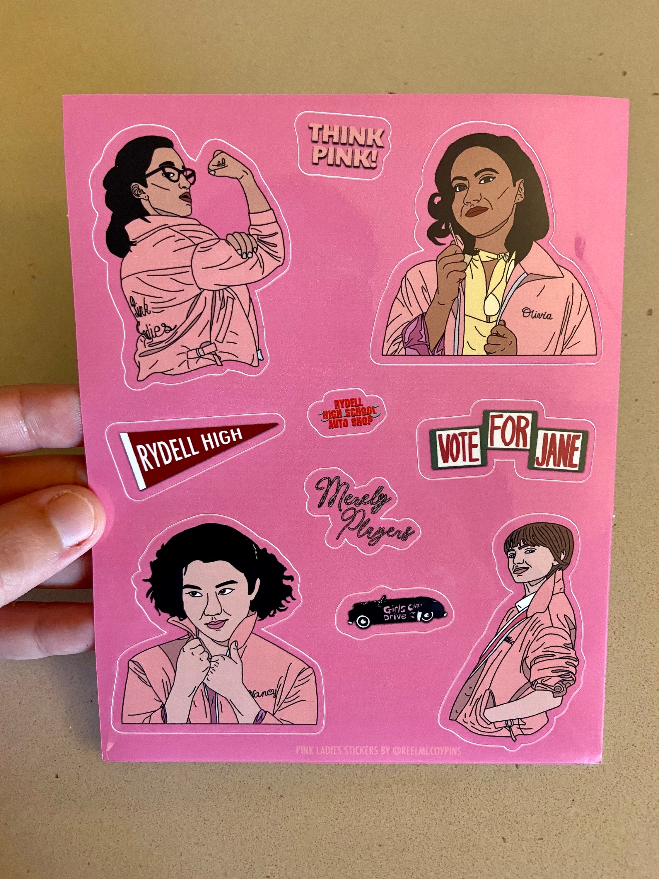Rise of the Pink Ladies Sticker Sheet - Etsy