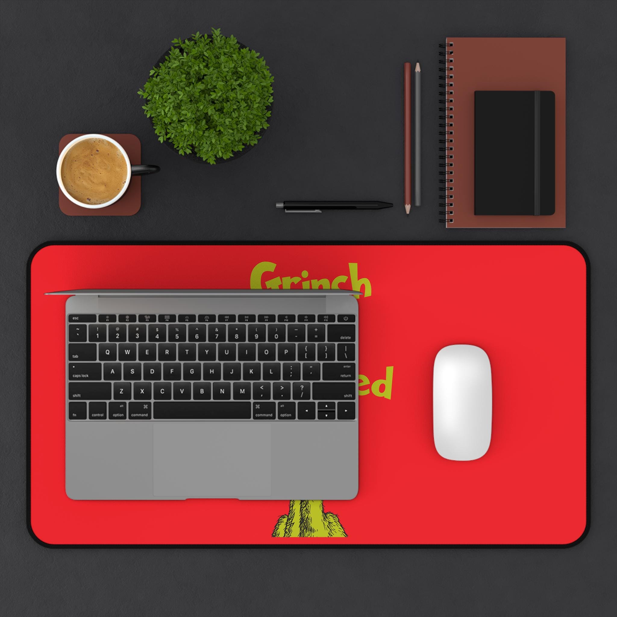 Grinch Mode Activated Desk Mat - Etsy